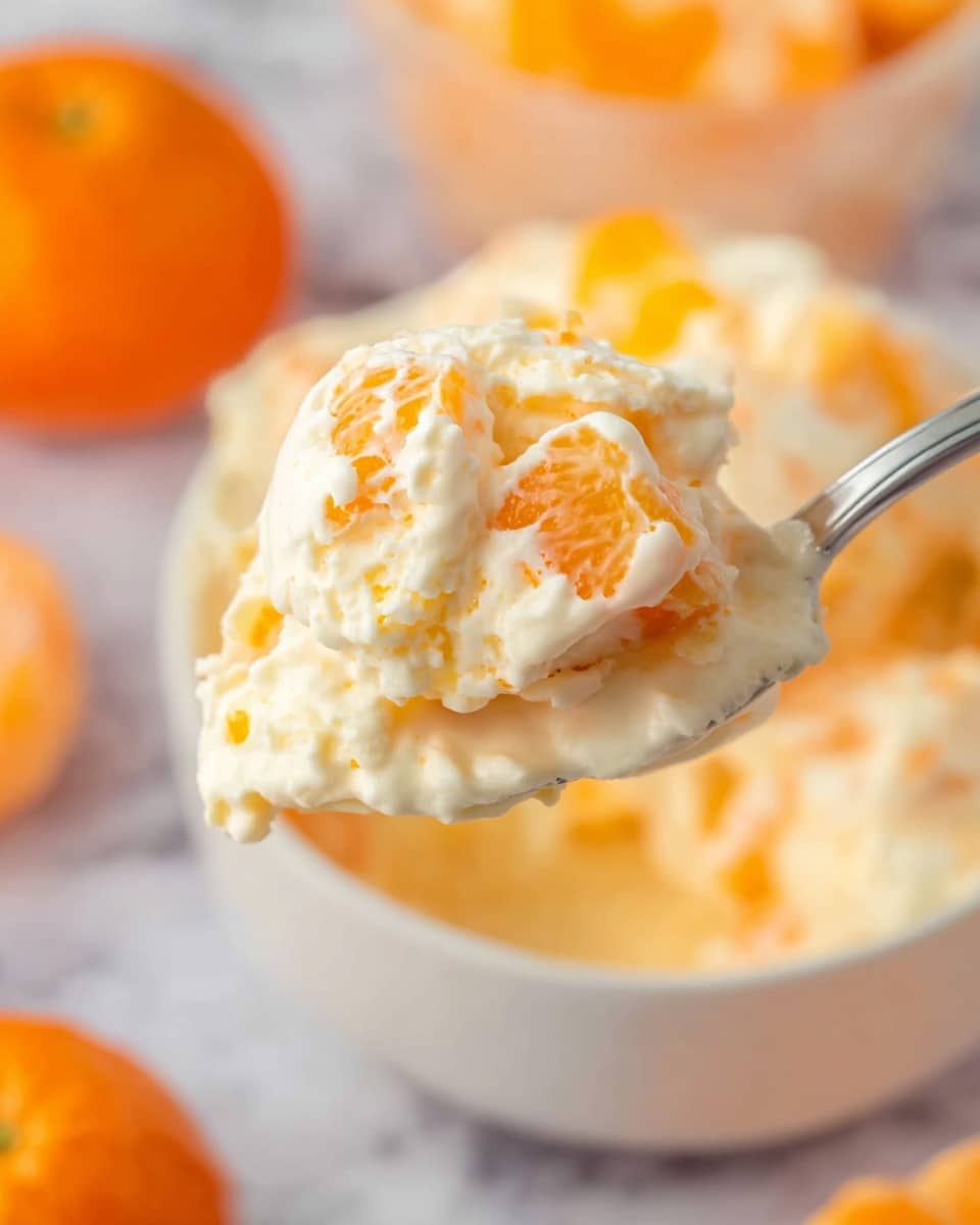 Mandarin Orange Fluff: Refreshing Citrus Dessert Delight
